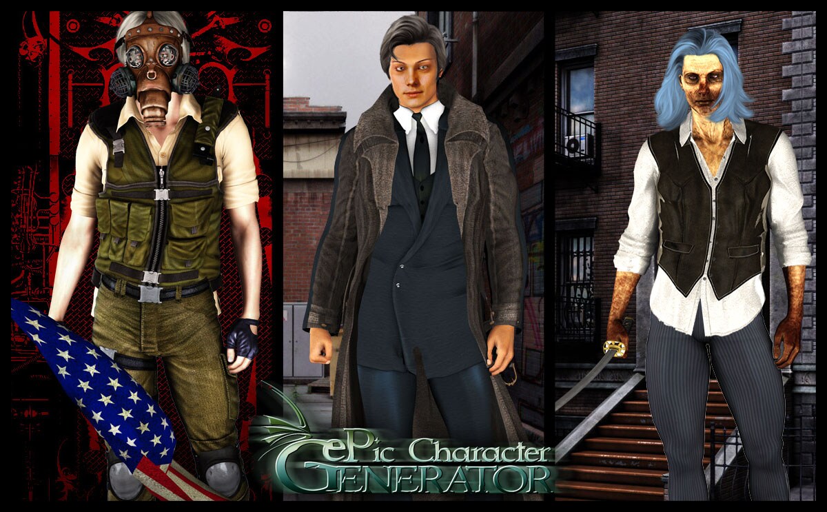 ePic Character Generator - Season #1: Modern Male Steam Key GLOBAL